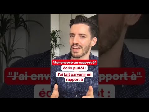 Business French: Writing a Business Email in French #shorts - YouTube