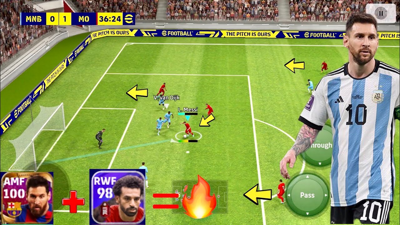 eFootball PES 2023 Mobile ⚽️ IOS/Android Gameplay #19 (4K 60fps) | Pack ...