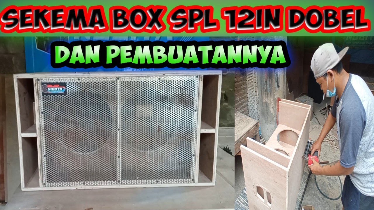 membuat box SPL 12in doubel ||~plus sekema~|| - YouTube