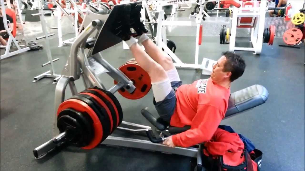 700 Pound Leg Press Workout Bodybuilding Gym or At Home Leg Workout ...