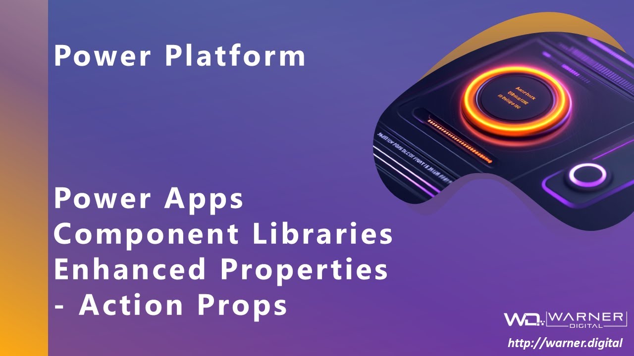 Power Apps - Component Enhanced Properties - Action Properties - YouTube