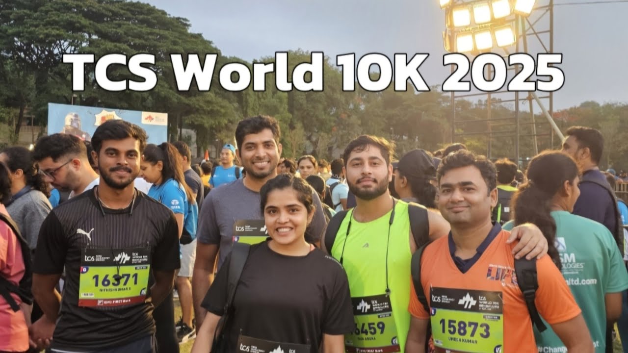 TCS World 10K 2025 Bengaluru | Bib Pickup & Race Day Highlights - YouTube