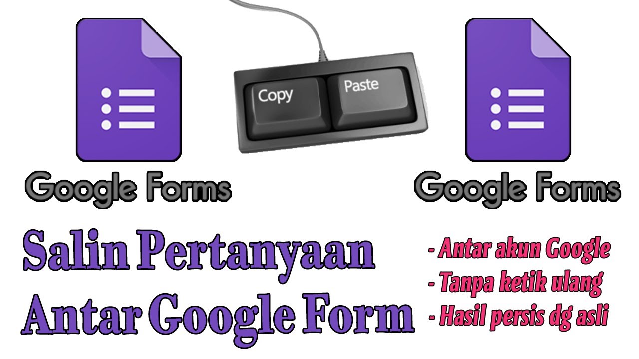 Tidak perlu ketik ulang, CARA COPY SOAL ANTAR GOOGLE FORM - YouTube
