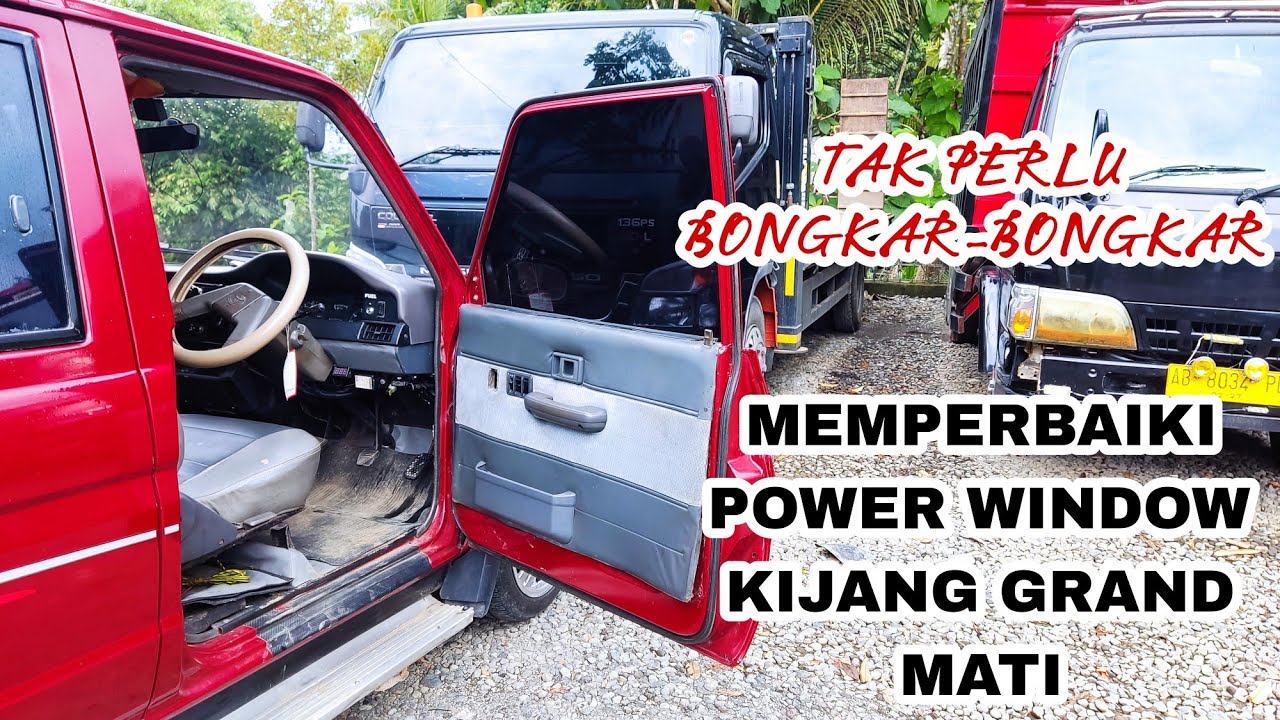 MEMPERBAIKI POWER WINDOW KIJANG PINTU KIRI YANG MATI - YouTube
