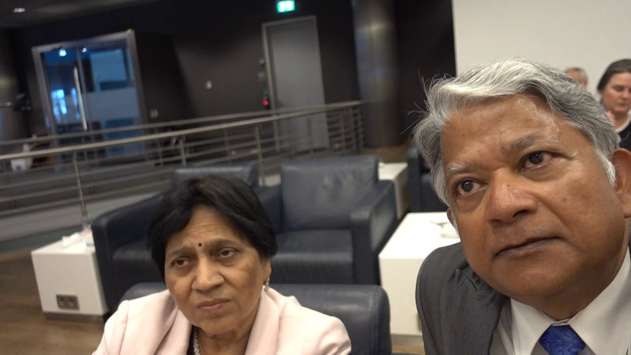 Aruna & Hari Sharma at Munich Airport Lufthansa Senator/Business Lounge ...