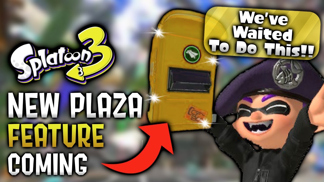 New Plaza Feature Discovered - Splatoon 3 Update - YouTube