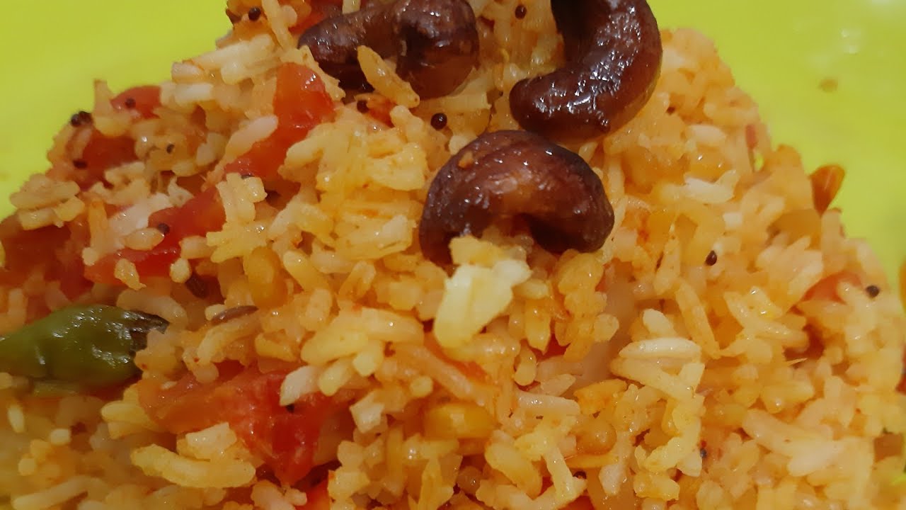 |Tomato Rice | |Tamatar Rice| | tiffn box ideas| |Tomato Rice recipe ...