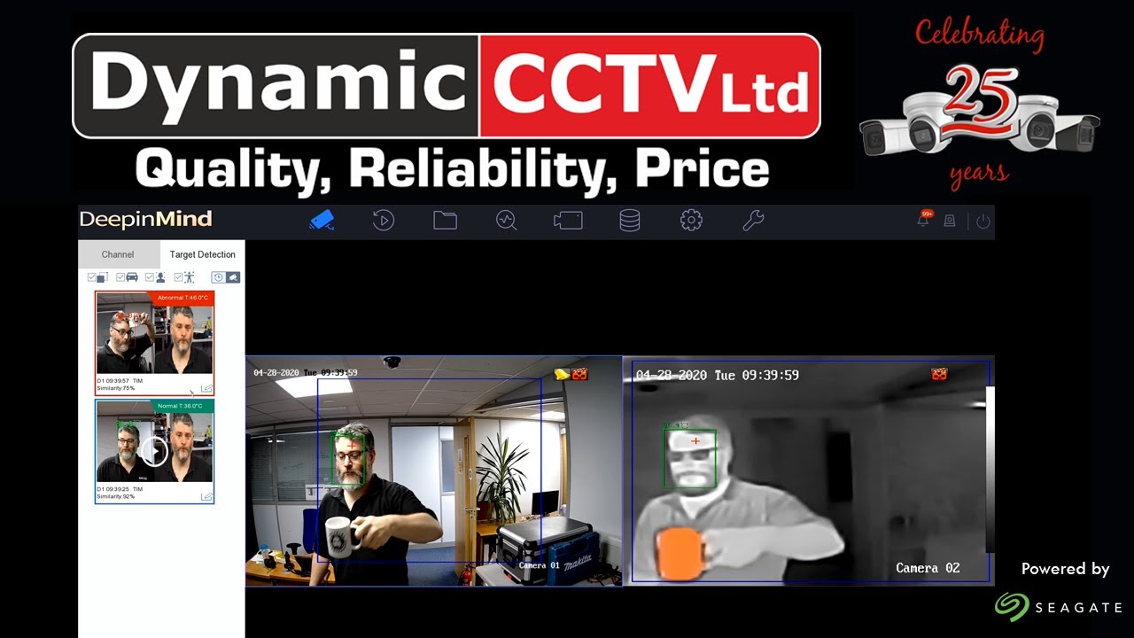 Hikvision iDS Deepin𝐌𝐢𝐧𝐝 NVR face recognition and temperature screening ...