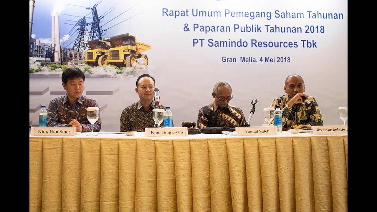 Samindo allocates US$ 13.9 million capex for heavy equipment - YouTube