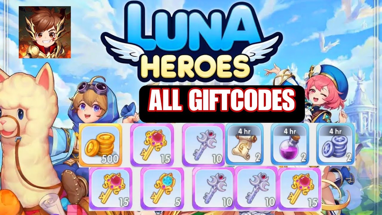 Luna Heroes & All 5 Giftcodes | 5 Free Codes Luna Heroes - How to ...