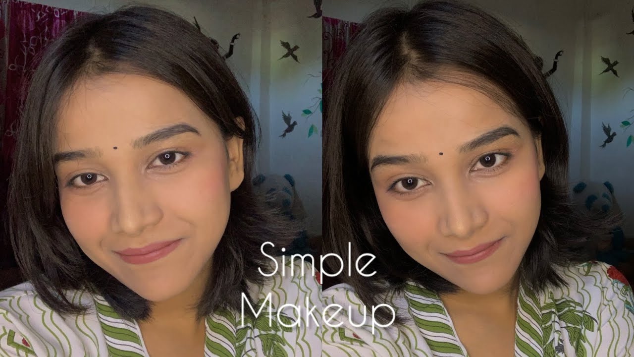 How To Do Simple Makeup | Step By Step Simple Self Makeup | Makeup For ...