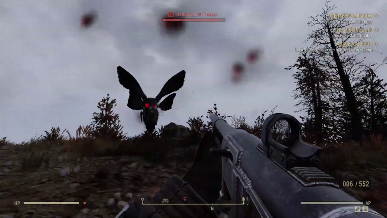 Fall Out 76: Facing The Vengful Mothman - YouTube