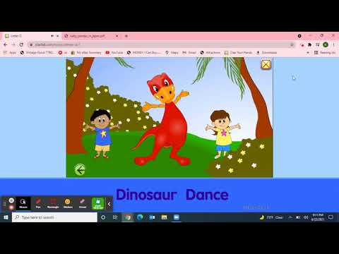 Class Meeting:6/23/21 Starfall Motion Song/June Calendar/ABC's"Letter D ...