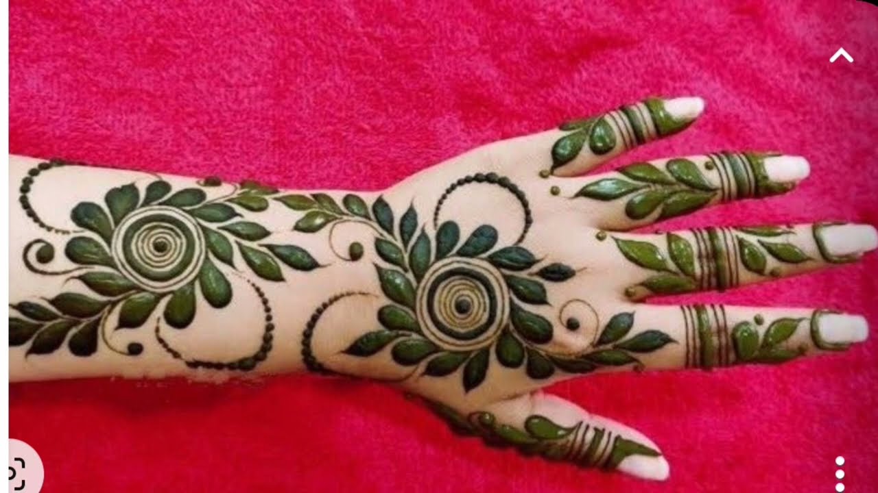 unique and elegant Arabic mehndi designs - YouTube
