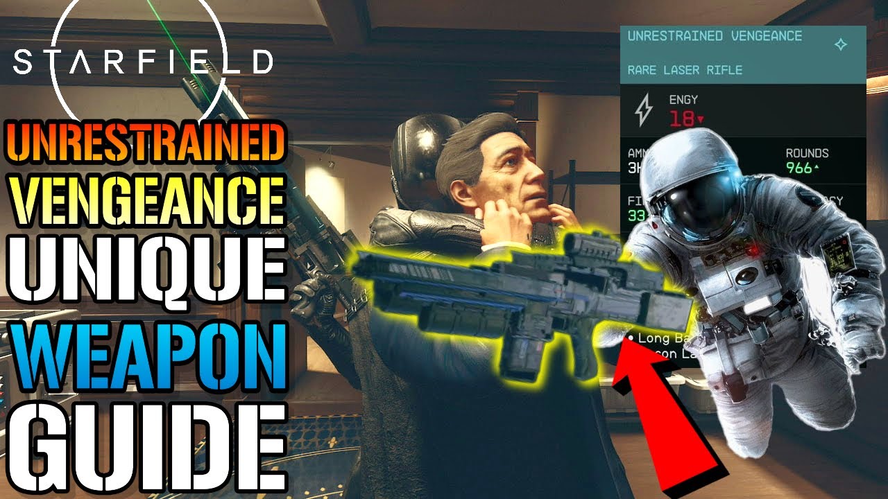 Starfield: "Unrestrained Vengeance" Laser Rifle! How To Get This Hidden ...