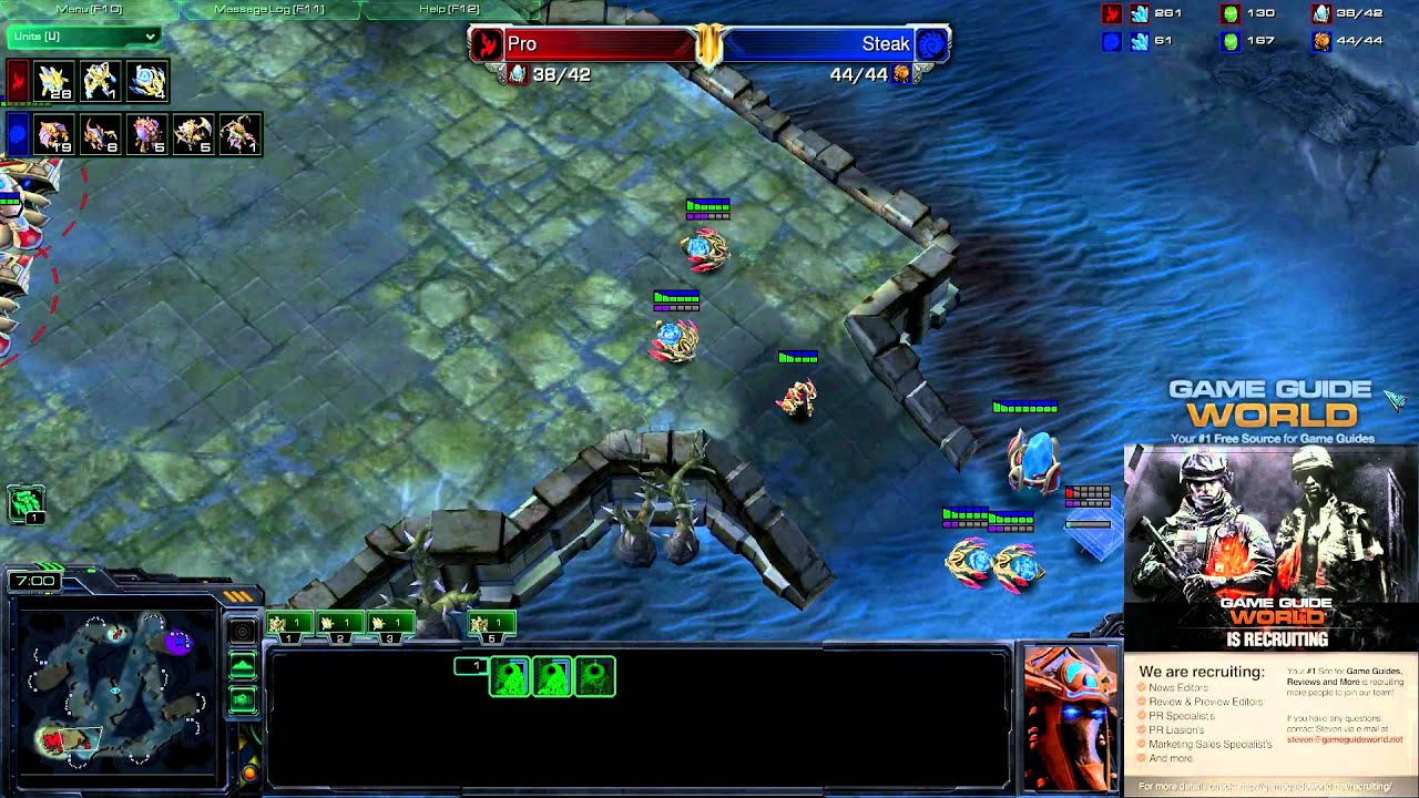 Starcraft II: Gold League - Protoss V Zerg Sentry-Expand Build - YouTube