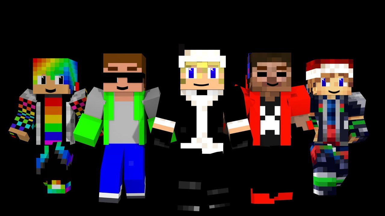 Speed Render 3 (with 4 minecraft avatars) - YouTube