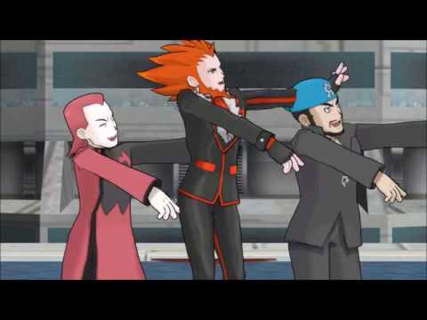 Pokemon MMD - Banana Song Maxie, Lysandre, & Archie - YouTube