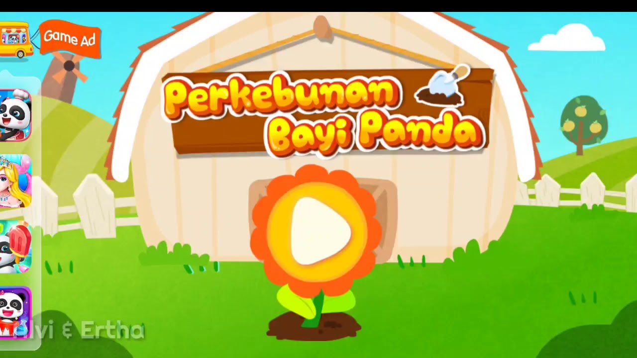 BABY BUS~GAME BAYI PANDA||PERKEBUNAN BAYI PANDA~MENANAM BUAH_BUAHAN ...