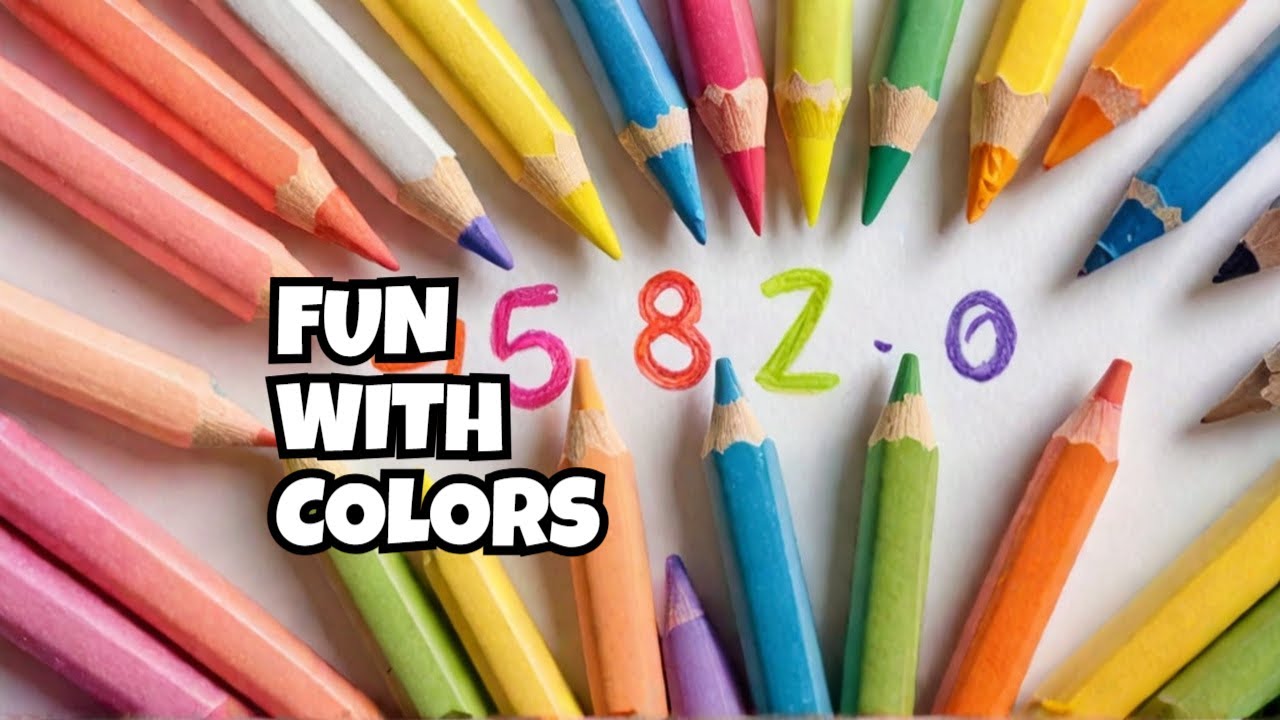 Fun Colouring Numbers 🎨 Learn & Play for Kids - YouTube