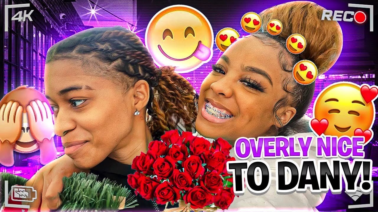 Being overly friendly to Danny😂😂 *cute response* - YouTube