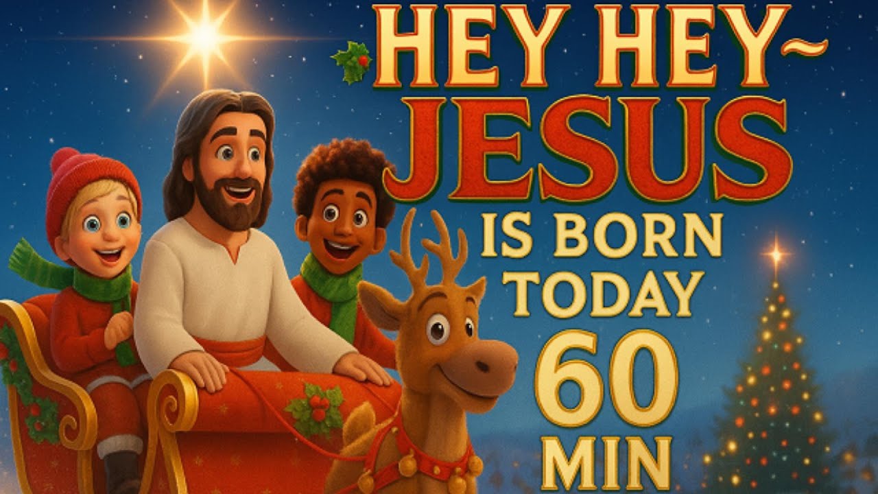 Joyful Kids Bible Christmas Songs | Hey Hey — JESUS Is Born Today! 🎶 ...