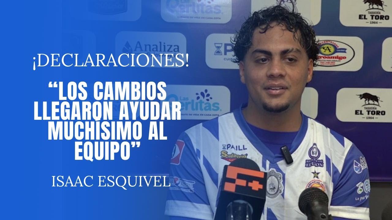 Isaac Esquivel "Los cambios llegaron ayudar muchísimo al equipo ...