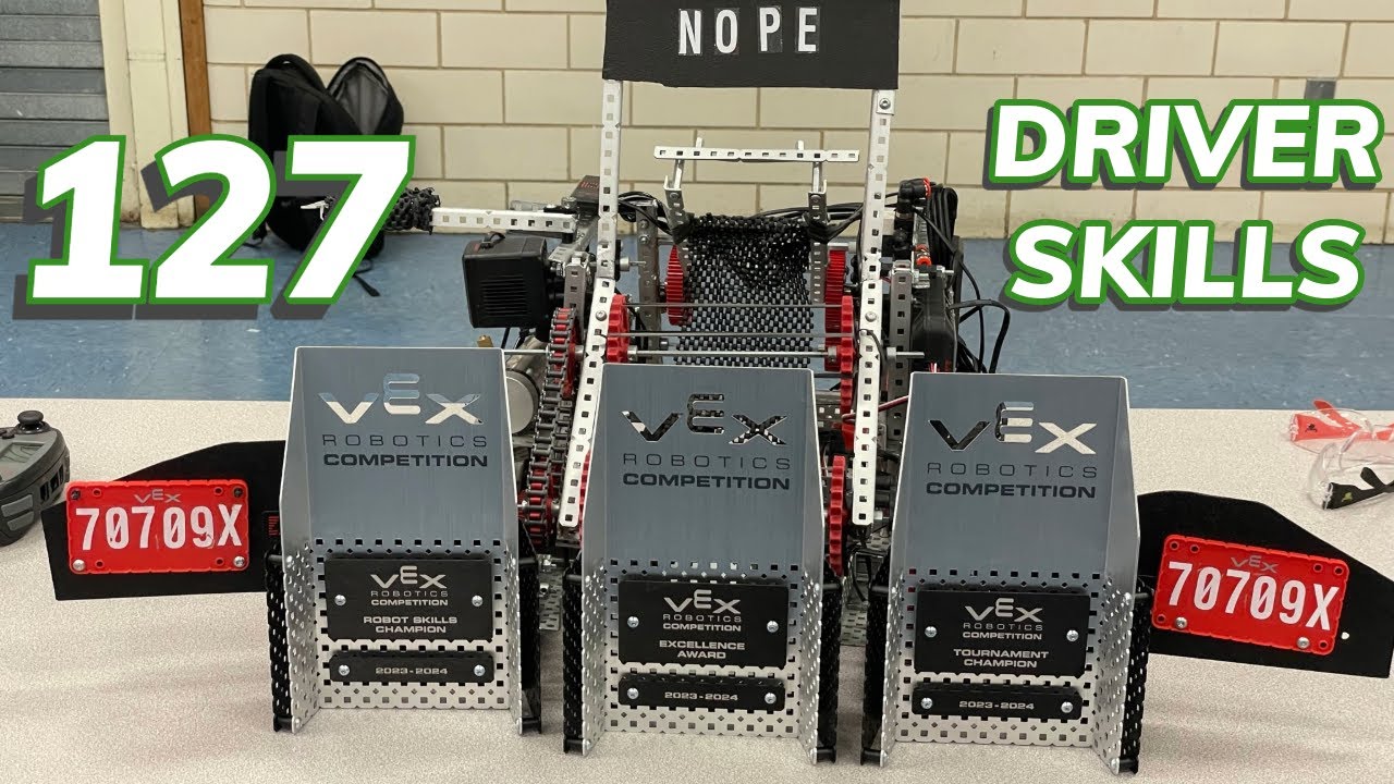 70709X 126 Driver Skills Vex Over Under - YouTube