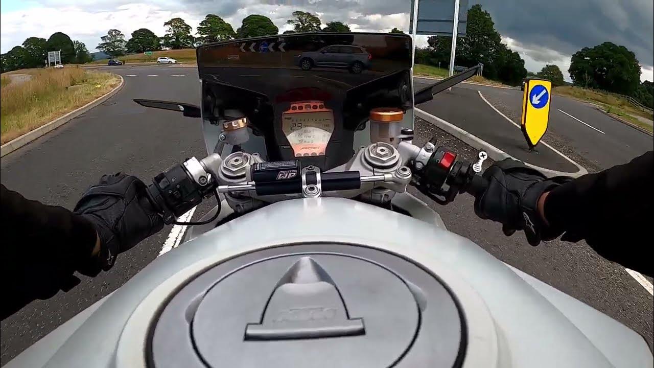 2012 KTM RC8 10 Walkaround & Test Ride - YouTube