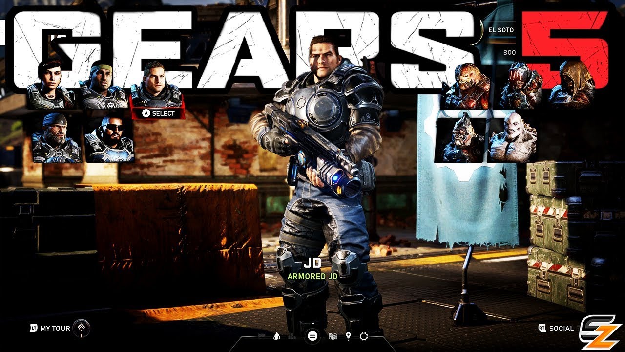 GEARS 5 Tech Test Multiplayer Characters - All New COG Gears 5 Versus ...