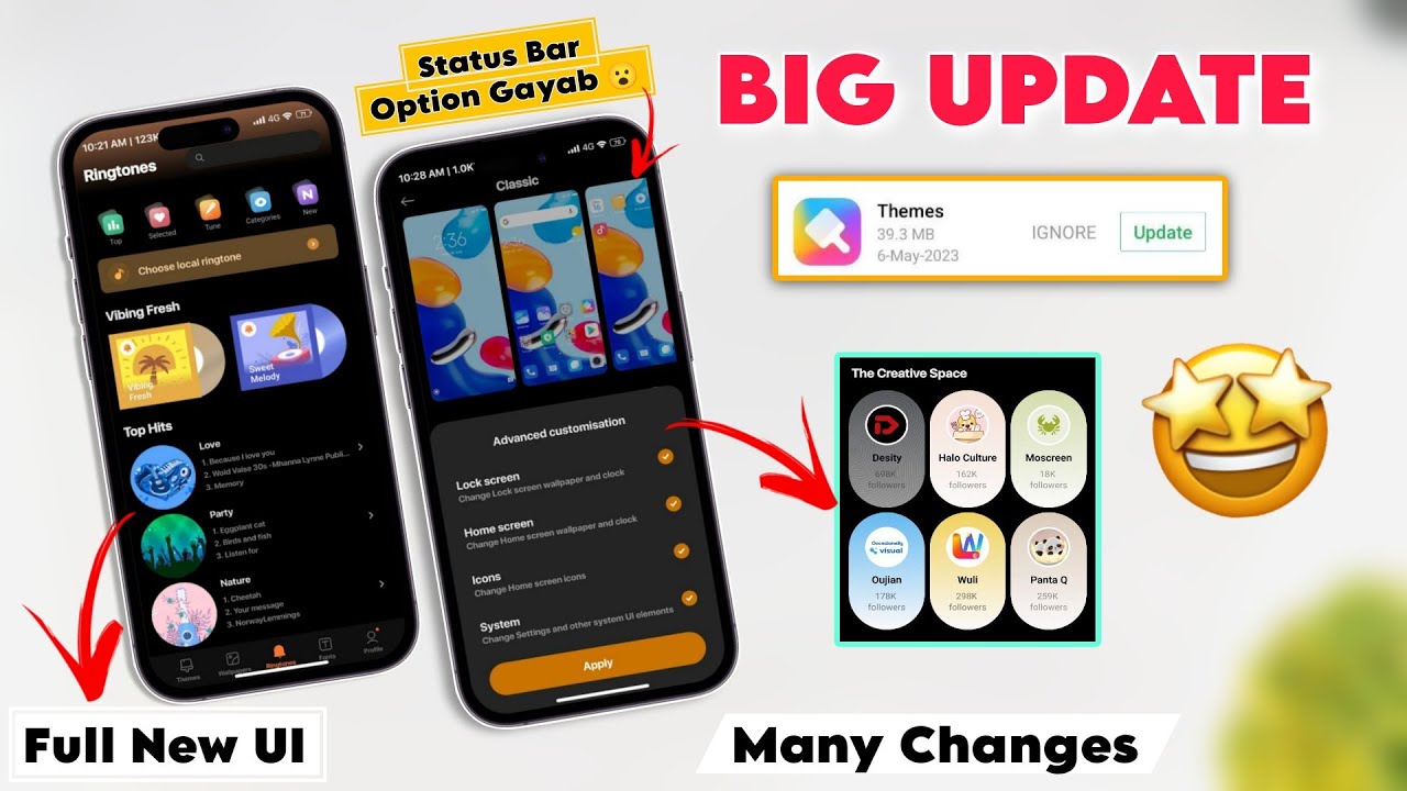 MIUI THEME Store New Big Update 🤩 Many Change & New UI 🔥 MIUI 14 Theme ...