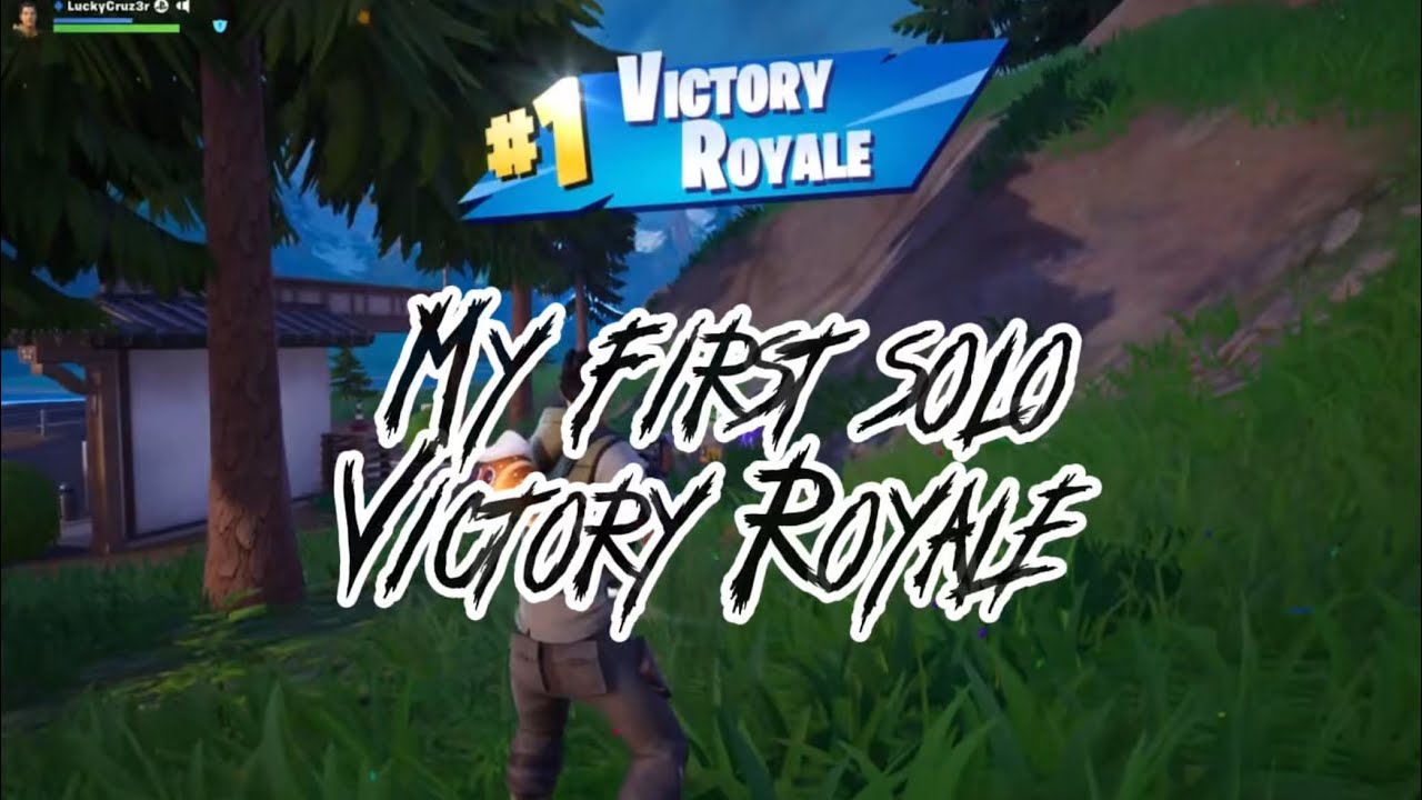 First Solo Victory Royale - YouTube