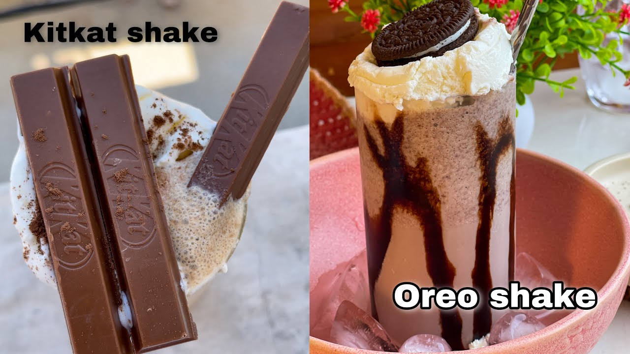 Kitkat Shake / Oreo Shake | Which one is better? | Oreo Chocobar Shake ...