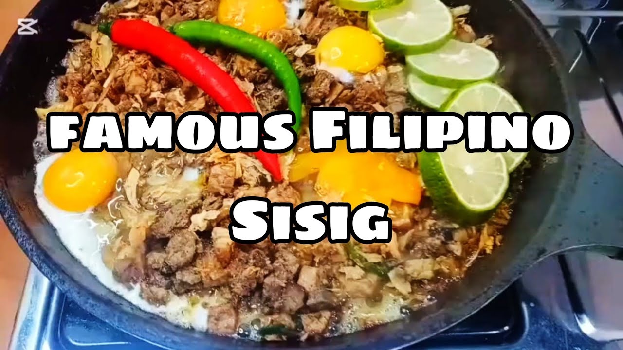 famous Filipino Sisig, how to cook chicken sisig with liver #food ...