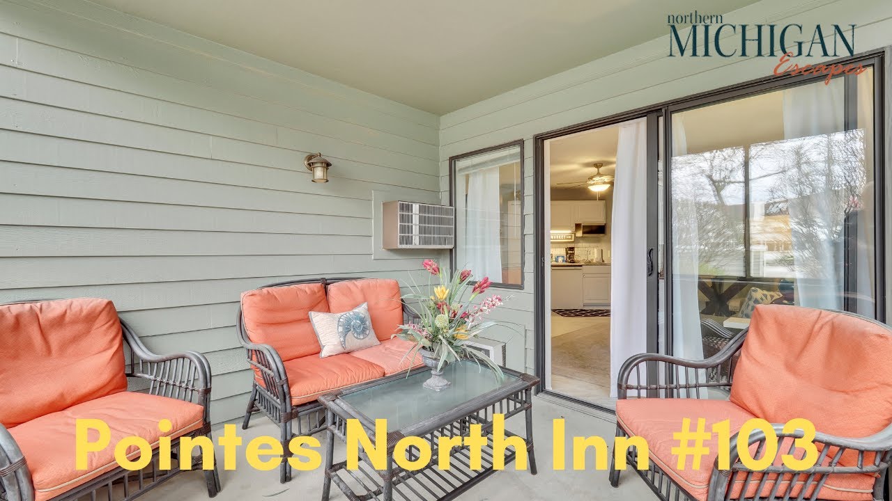 Vacation with Northern Michigan Escapes at Pointes North Inn #103 - YouTube