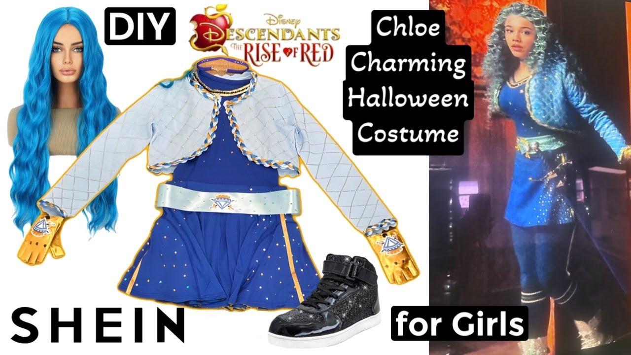DIY Chloe Charming Halloween Costume I Descendants Rise of Red Costume ...