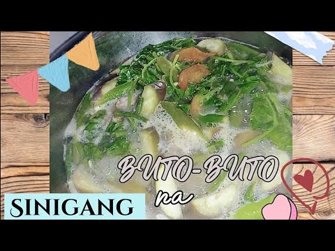 Okra, Talong at sitaw para sa SINIGANG NA BUTO-BUTO 🍲 || #cooking # ...