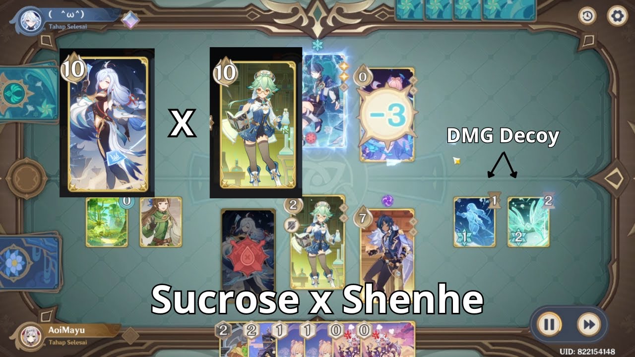 Genshin Tcg Sucrose Deck Youtube