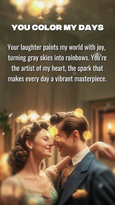 You Color My Days #quotes #lovequotes - YouTube