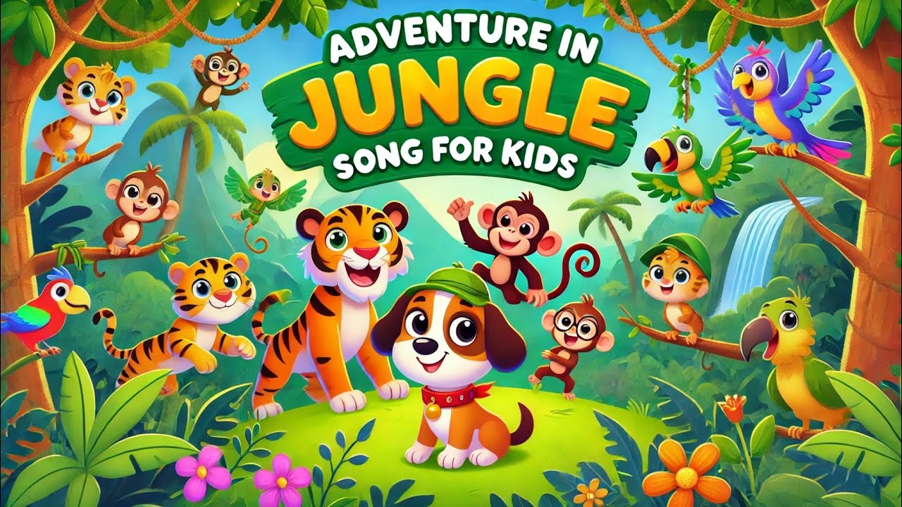 Advanture in jungle song 🎵🎶by little 🐕 dog for kids.song - YouTube