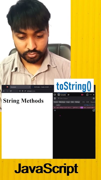 ToString Method in Javascript - YouTube