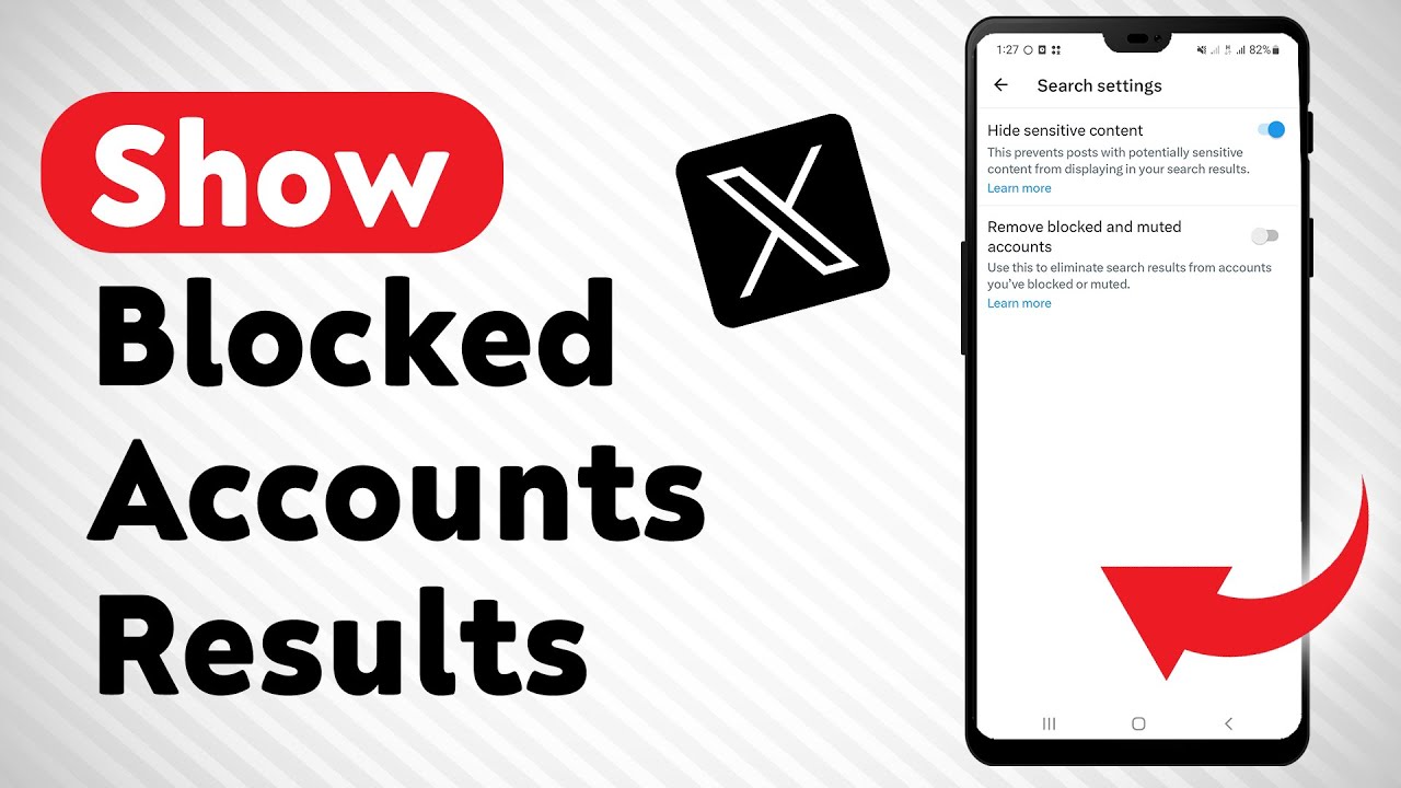 How To Show Results From Blocked Accounts In X - Full Guide - YouTube