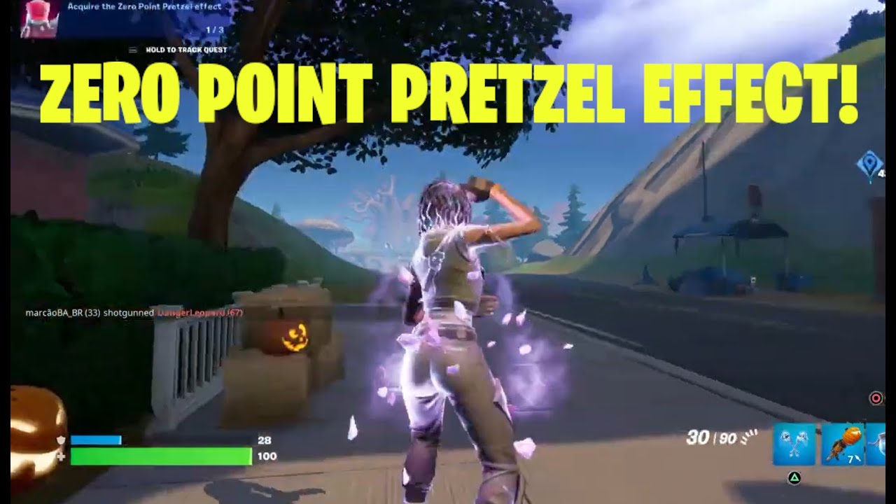 How to Acquire the Zero Point Pretzel Effect - Fortnitemares Quest ...