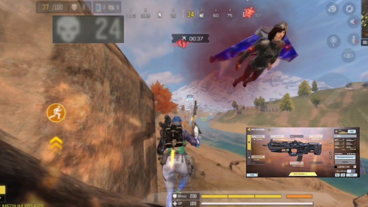 THE MOST OP BP50. LOADOUT! (24 KILL) 🔥SOLO VS SQUAD COD MOBILE - YouTube
