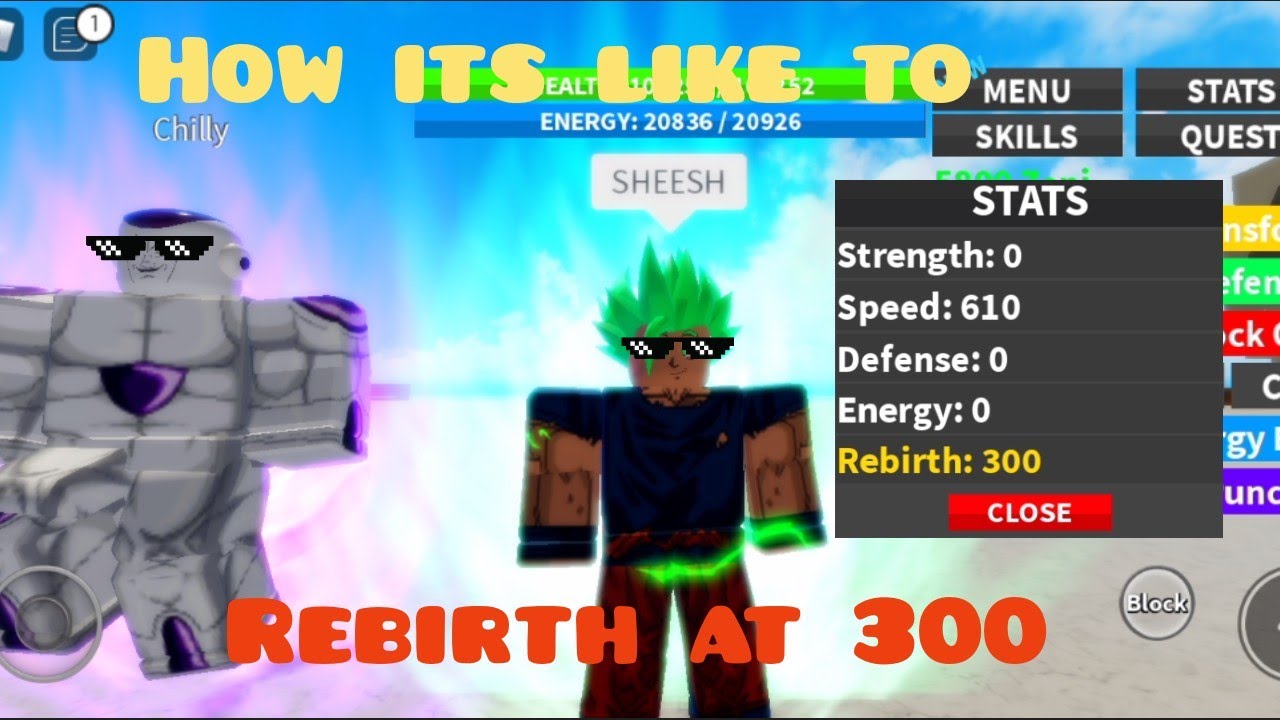300 Rebirths Achieve! w/Goku130p1! - YouTube