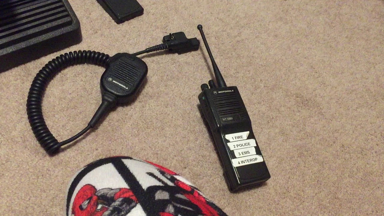 my UHF motorola ht1000's - YouTube