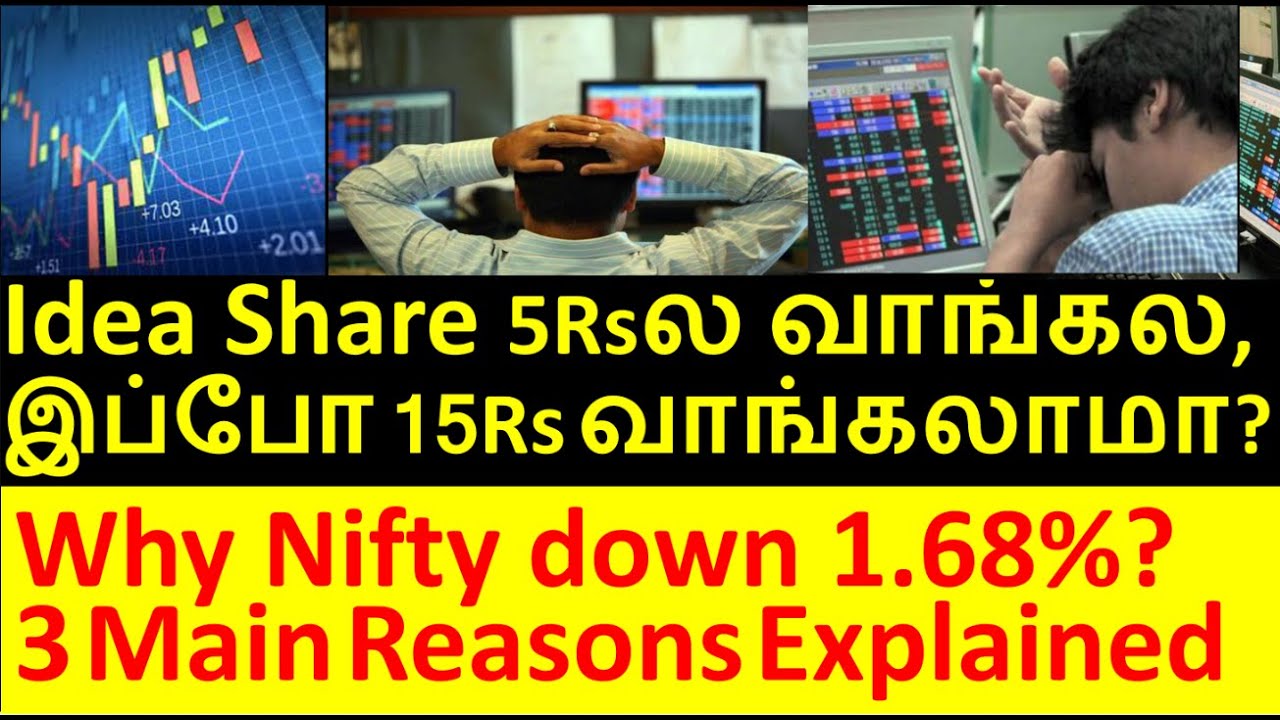 Why Nifty fall 1.68% , Vodafone Idea now? - YouTube