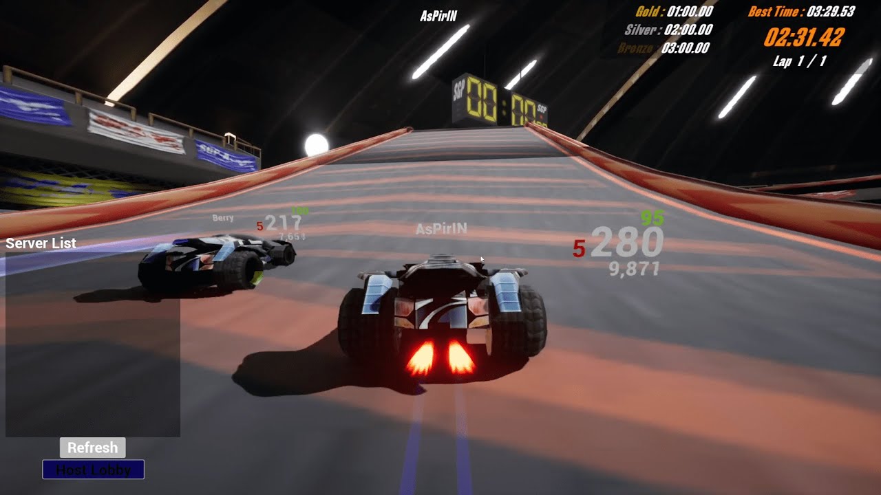 Unreal_Stunt GP - Steam Multiplayer Testing - Part 2 #racing # ...