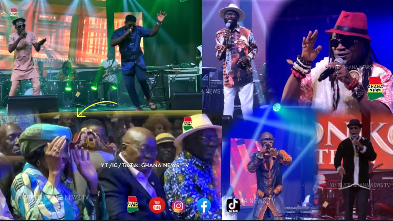 Akatakyie Storm stage with odo Asisime, Okyeame Kwame . Golden Voice of ...