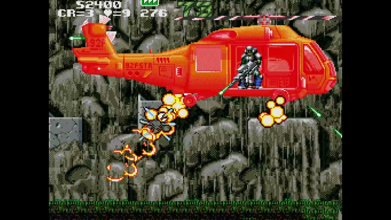Gunforce Battle Fire Engulfed Terror Island (SNES) Longplay & Ending ...